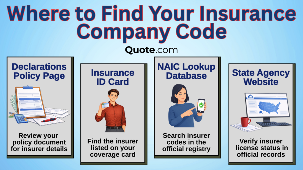 Insurance Company Codes: 2026 Guide (Where to Find Them)| Quote.com